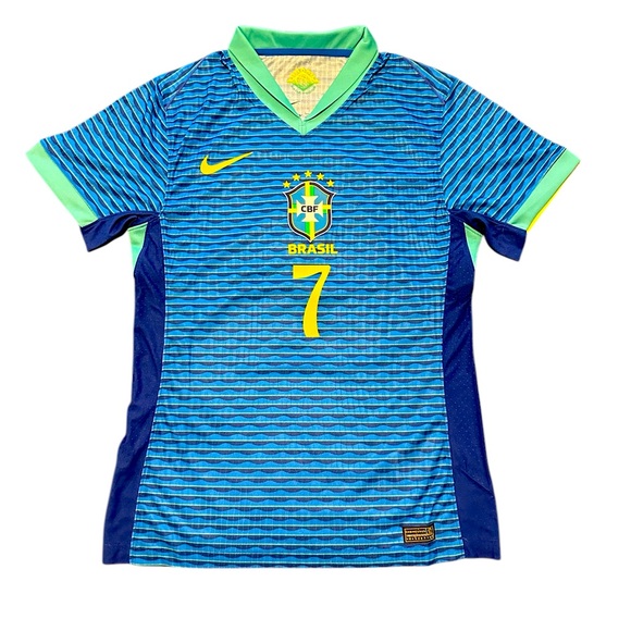 Nike | Shirts | 22425 Brazil Away Kit Vini Jr Soccer Football Jersey ...